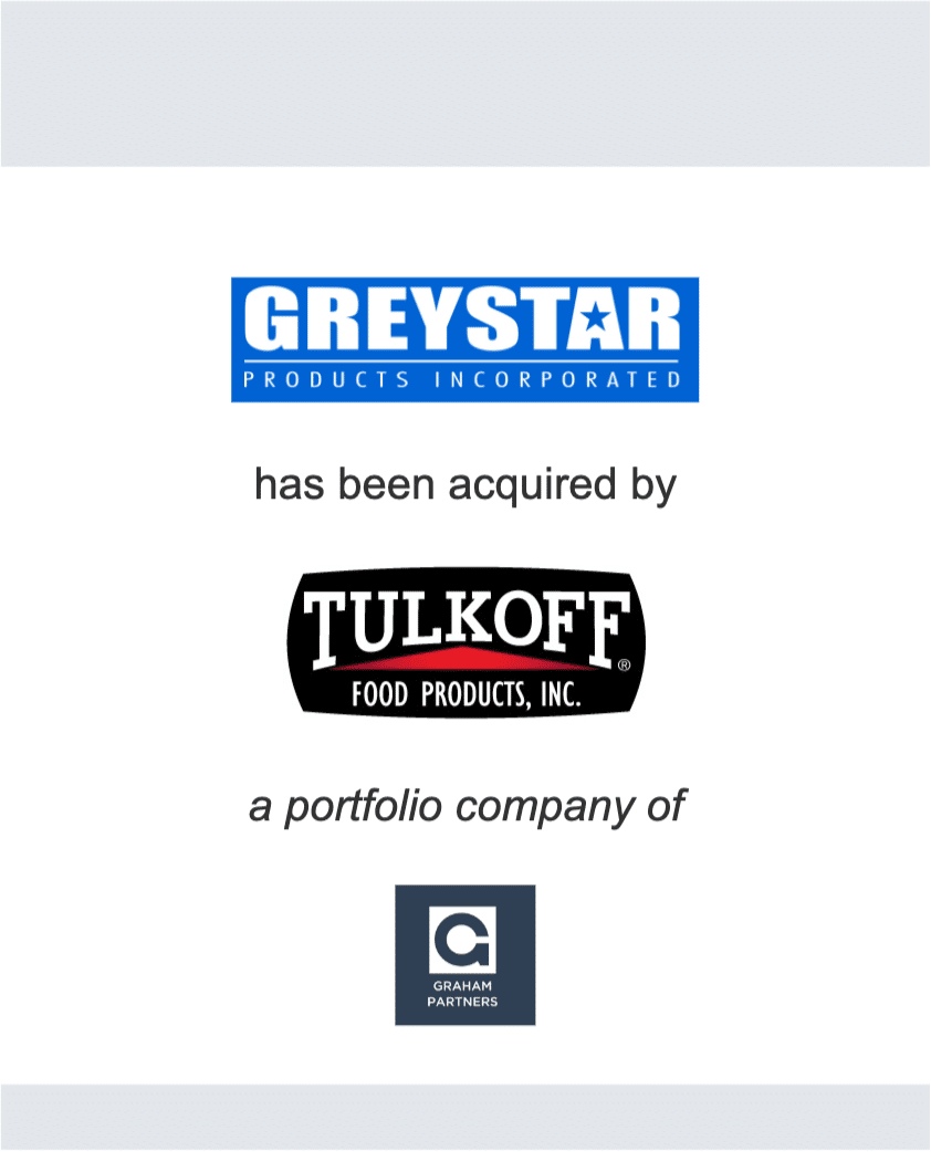 Greystar Products has been acquired by Tulkoff Food Products - FOCUS